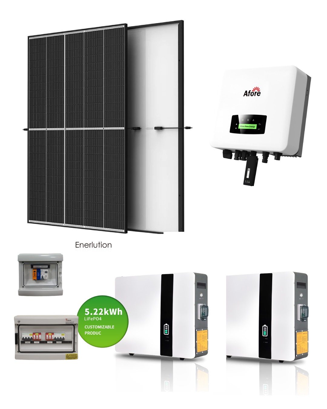 Kit Fotovoltaico On-Grid/Off-Grid da 6kW con Accumulo da 10kWh – AFORE ...